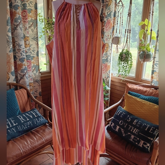 Mlle Gabrielle | Dresses | Mlle Gabrielle Halter Style High Low ...